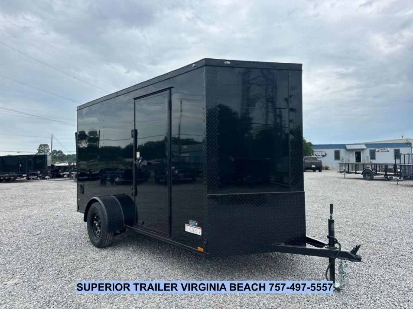 New 2025 ANVIL 6X12 Enclosed w/Ramp & Blackout Pkg