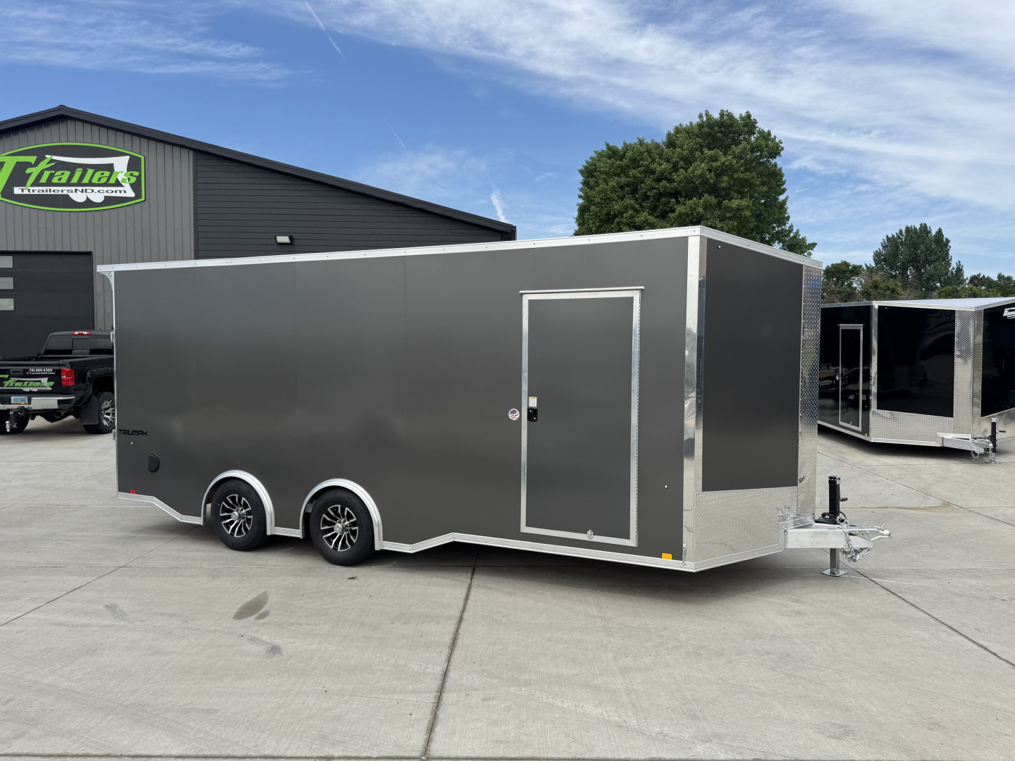 New NEW 2025 Formula Triumph ALUMINUM 8.5x20 +V, 7’ TALL, WHITE ...