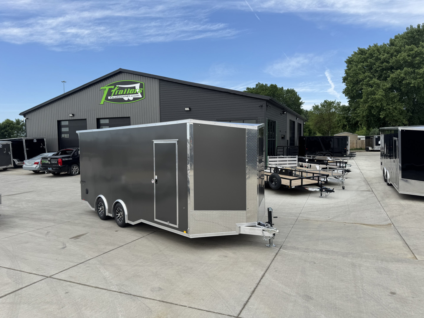 New NEW 2025 Formula Triumph ALUMINUM 8.5x20 +V, 7’ TALL, WHITE ...