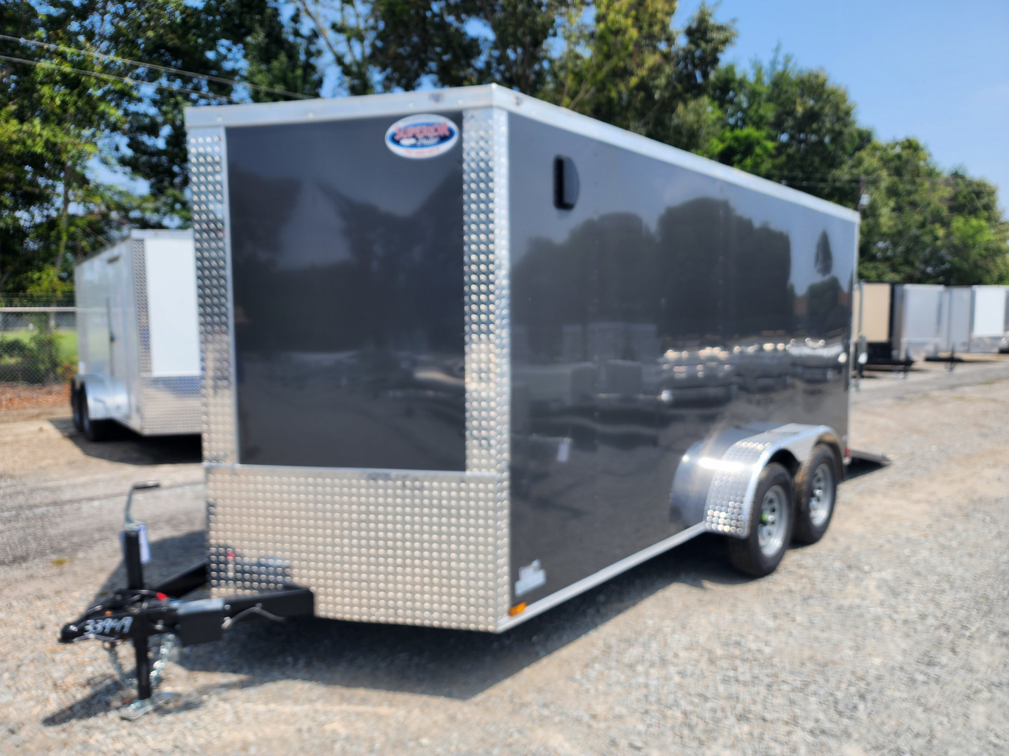 New 2025 ANVIL 7x14 7K Enclosed w/ Ramp Door, Side Door & Poly-Core ...