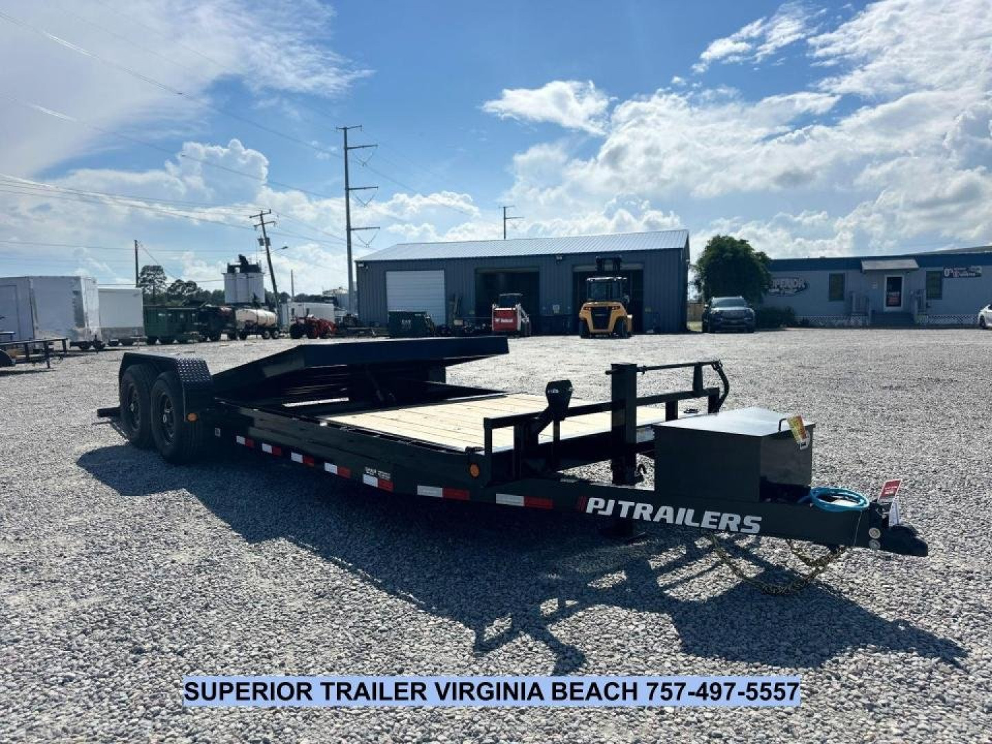 New 2025 PJ TRAILERS 22ft T6 14K Tilt Tilt Trailer