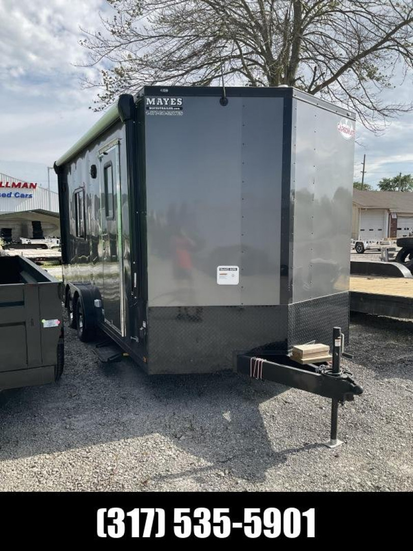 New 2022 Cargo Mate EHW718TA2 Enclosed Cargo Trailer 7x18 TA RAMP DOOR ...