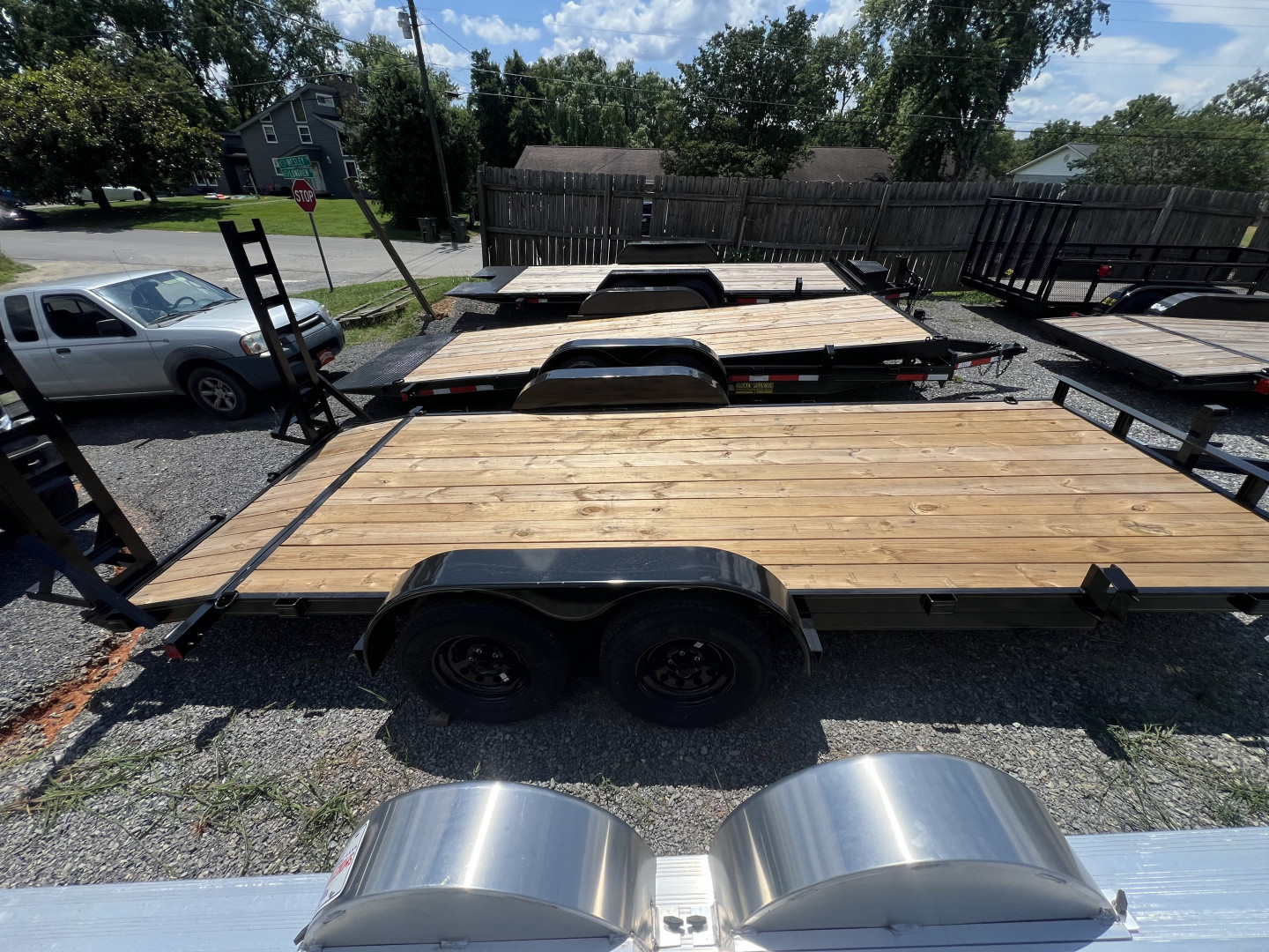 New 2025 P & T Trailers 7K 14+2 ST UP RMPS WOOD Utility Trailer for sale in Sevierville, TN