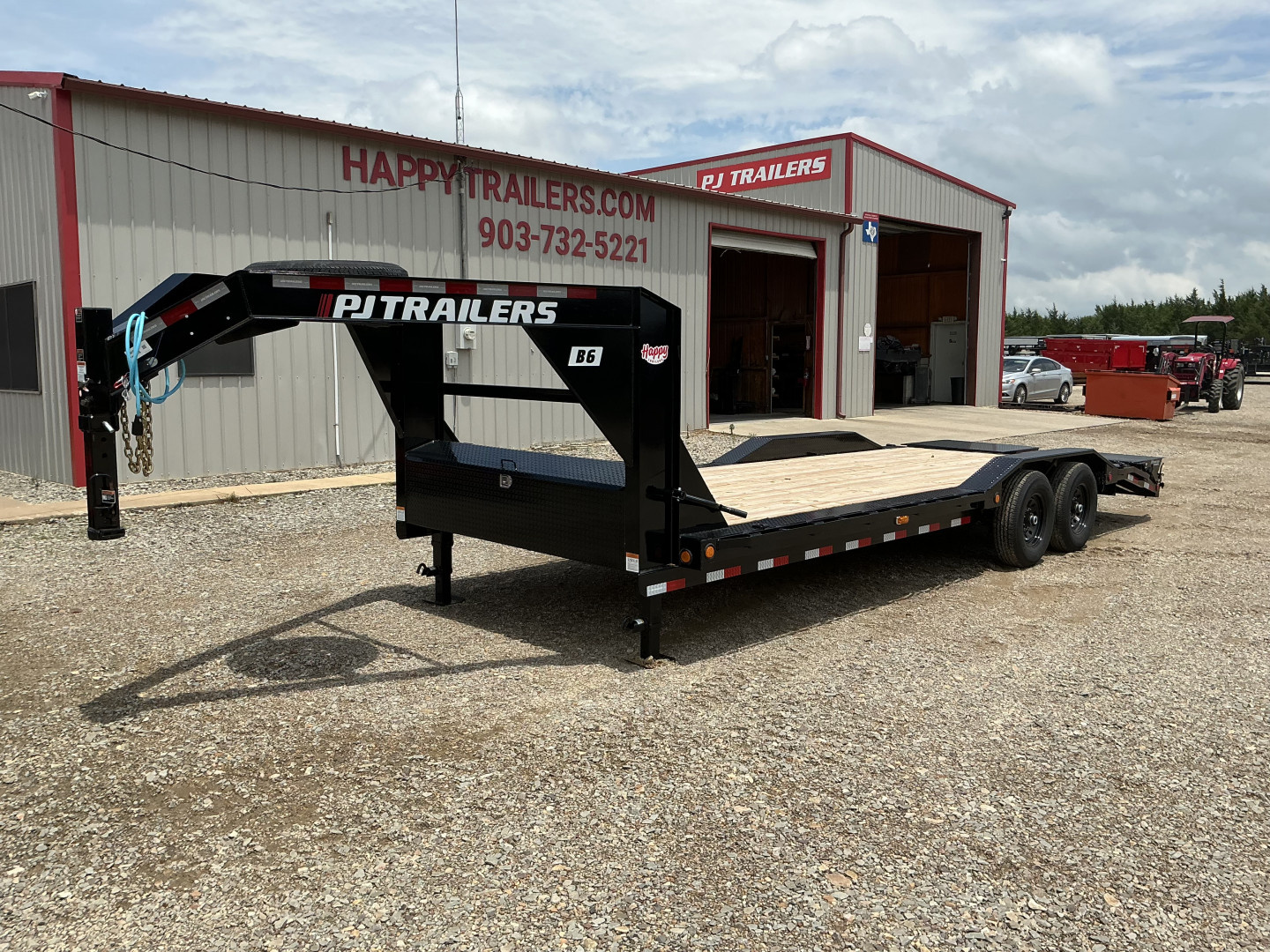 New 2026 PJ 102"x24' Gooseneck Super-Wide Equipment Trailer – B6