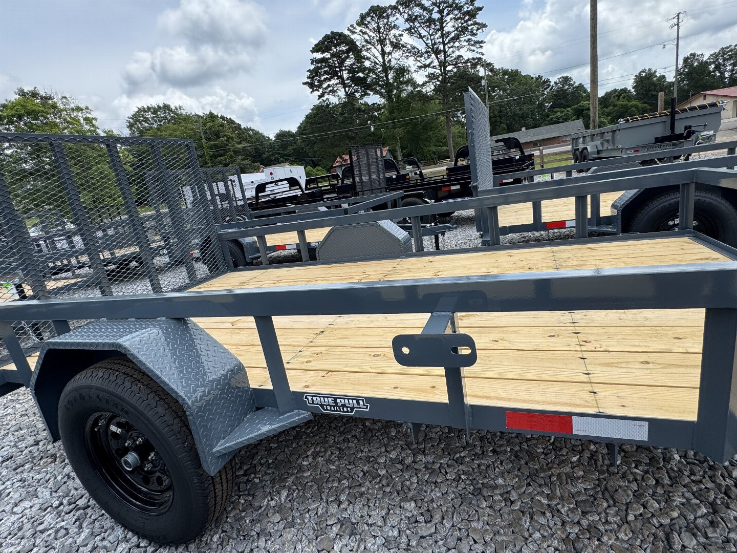 New 2025 GPS 76"x12' Utility Trailer GT612