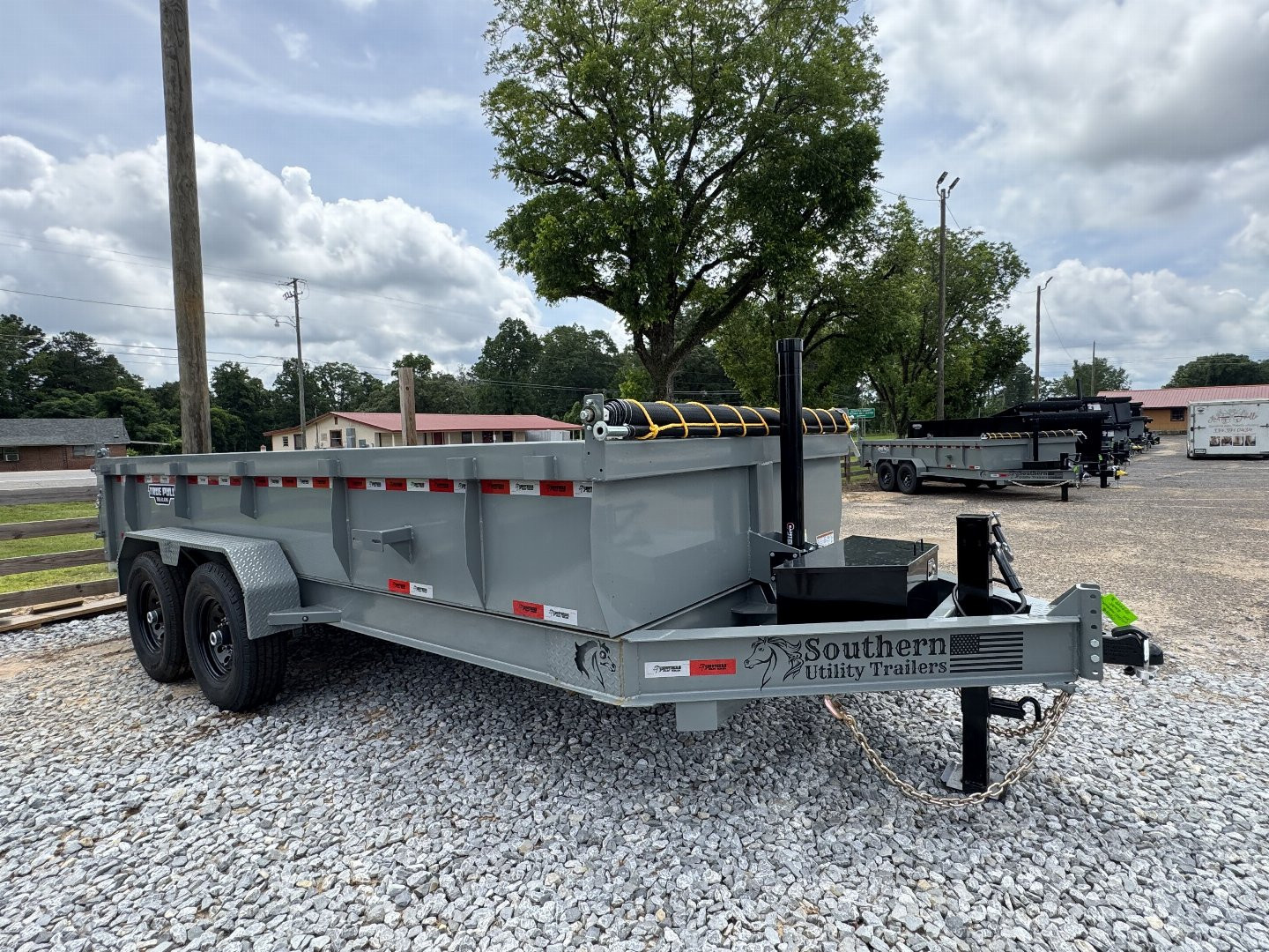 New 2025 Southern Utility Trailers 7x16 14k Dump Trailer