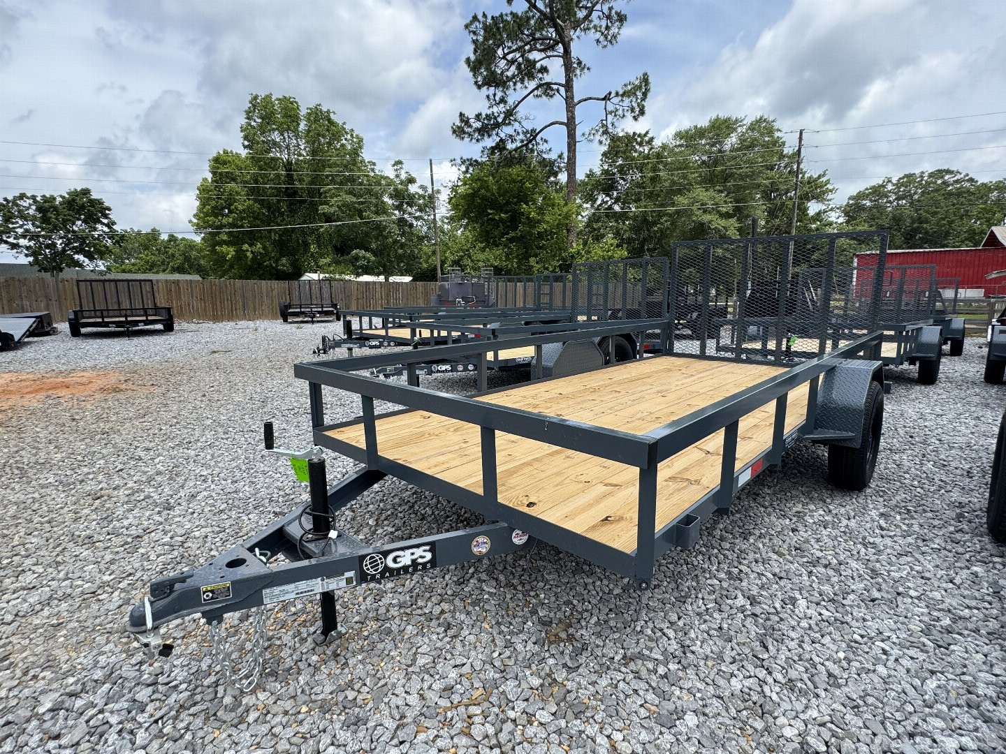 New 2025 GPS 76"x14' Utility Trailer