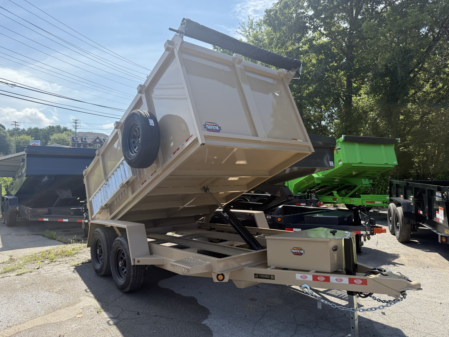 New 2025 Covered Wagon Trailers 6X12 DUMP Dump Trailer for sale in ...