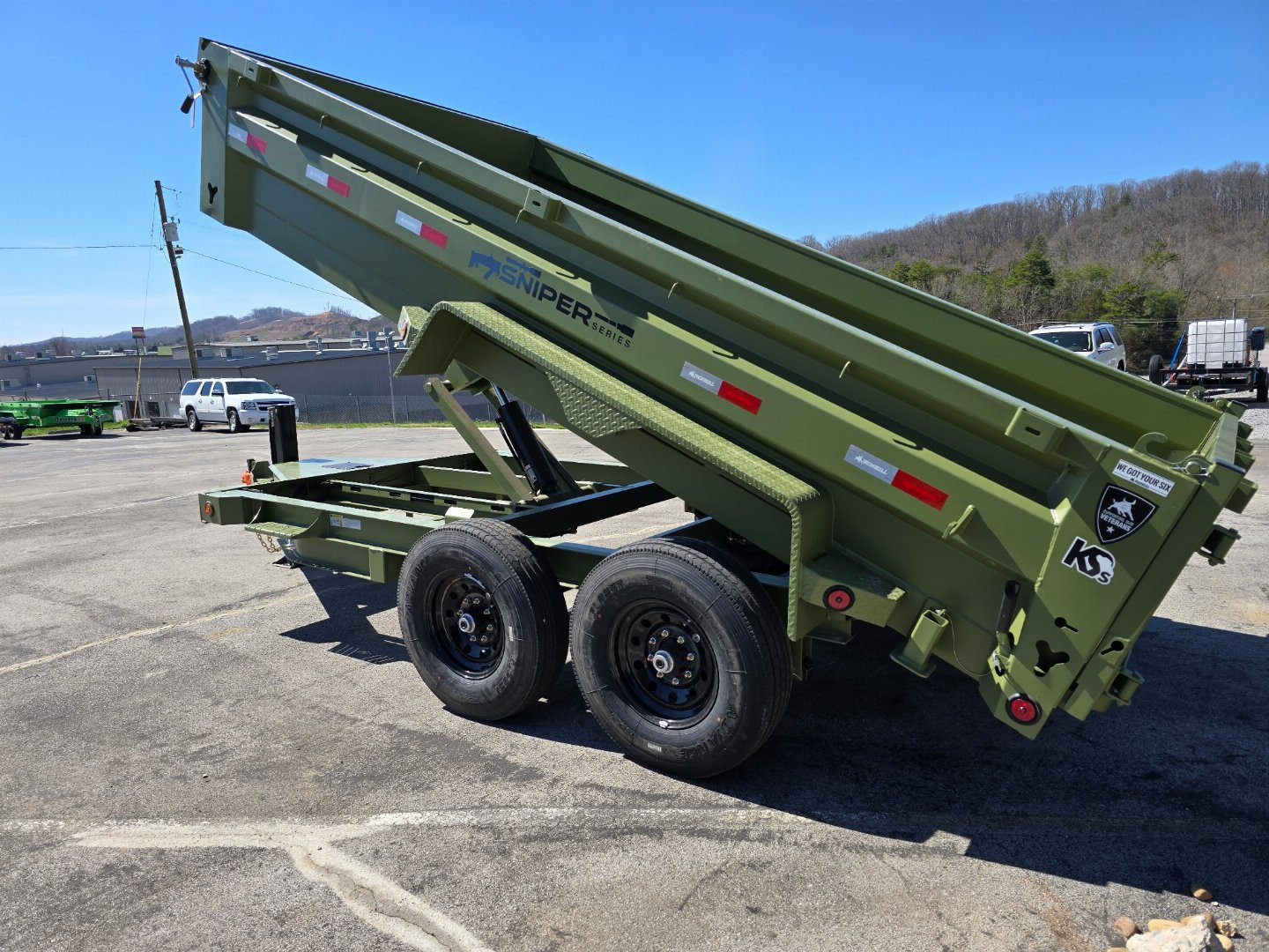 New 2026 Iron Bull DTB 83X14 (SCISSOR) SNIPER Dump Trailer