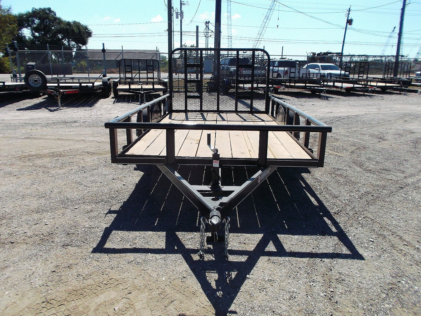 New 2025 J&C TRAILERS 77x12 SA Utility Trailer / C-Channel Wrap Tongue ...