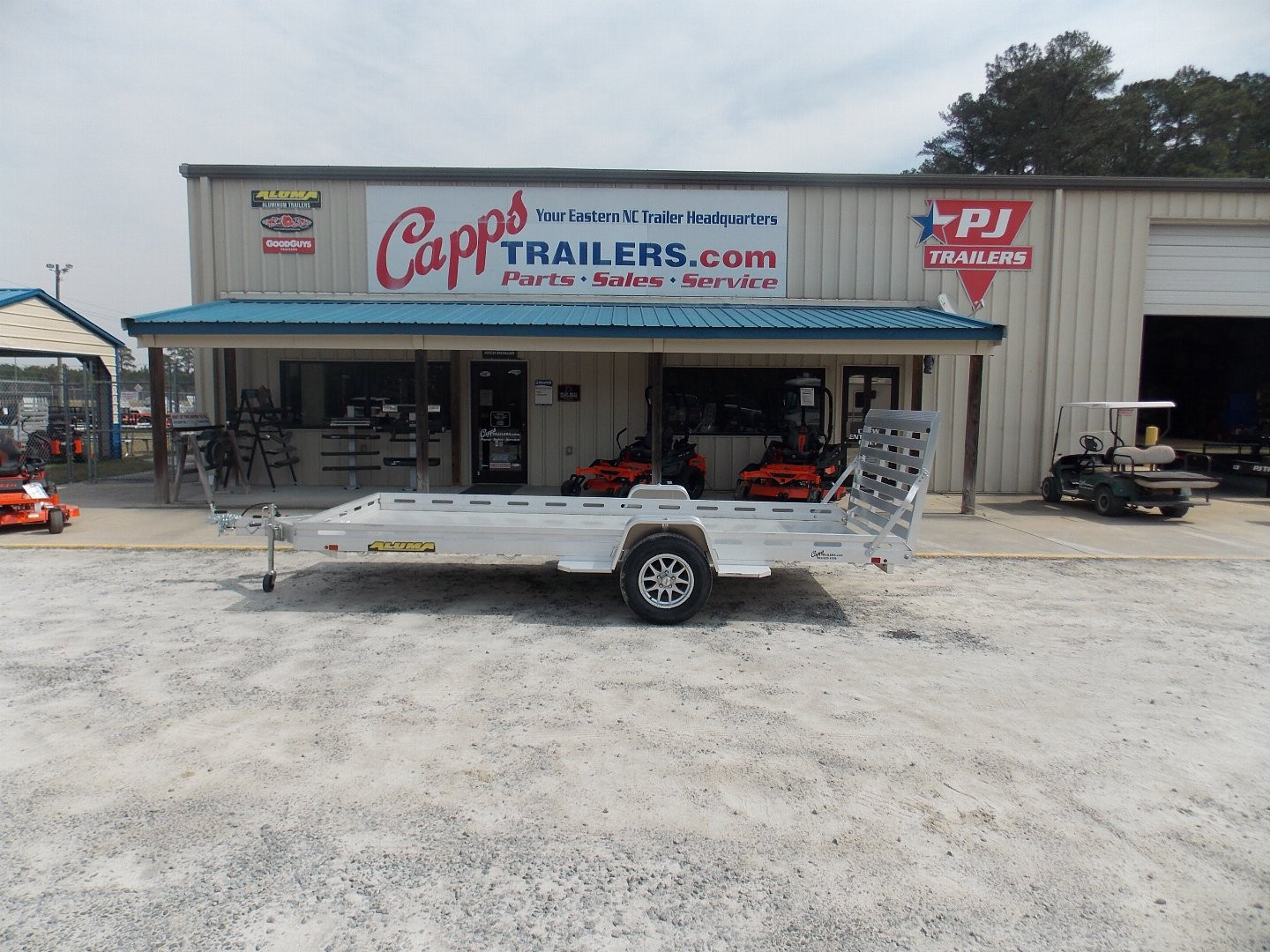 New 2026 Aluma AL 7815S-EL-TG ATV Trailer