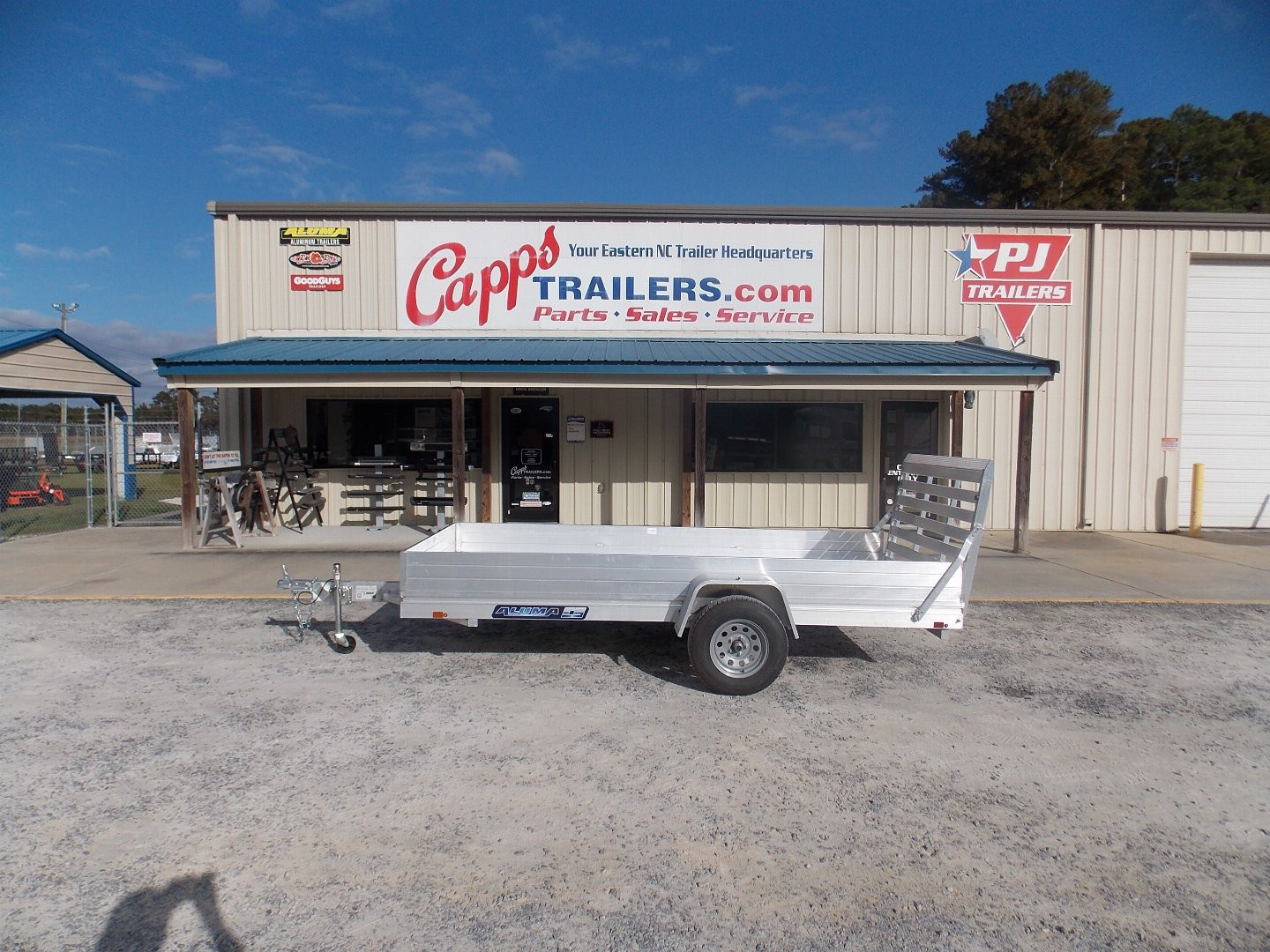 New 2025 Aluma AL 6812H-ESA-S-TG Utility Trailer for sale in Dover, NC