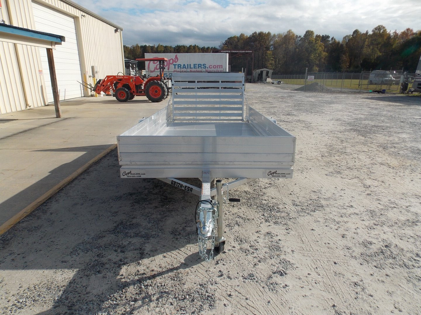 New 2025 Aluma AL 6812H-ESA-S-TG Utility Trailer for sale in Dover, NC