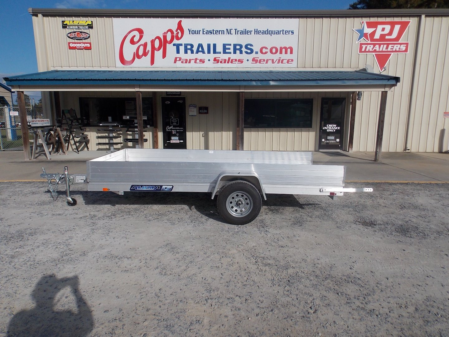 New 2025 Aluma AL 6812H-ESA-S-TG Utility Trailer for sale in Dover, NC
