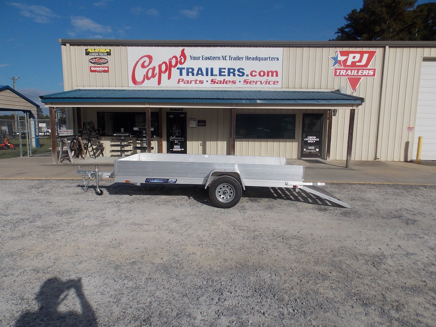 New 2025 Aluma AL 6812H-ESA-S-TG Utility Trailer for sale in Dover, NC