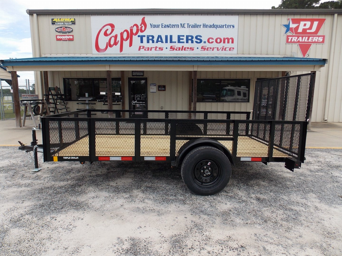 New 2025 TRIPLE CROWN TRAILERS TC U6X12G 2M 2' MESH SIDES Utility Trailer