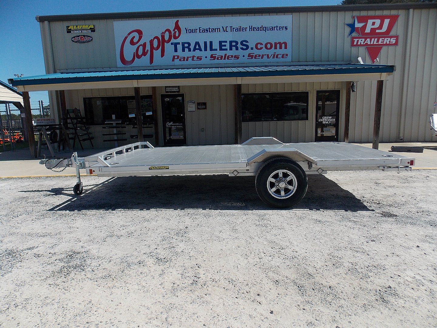 New 2025 Aluma WB15H-S-EL-DOF-R-RR-RTD ATV Trailer