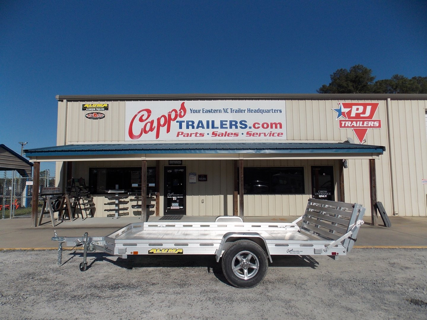 New 2025 ALUMA AL 7712H-S-BT Utility Trailer