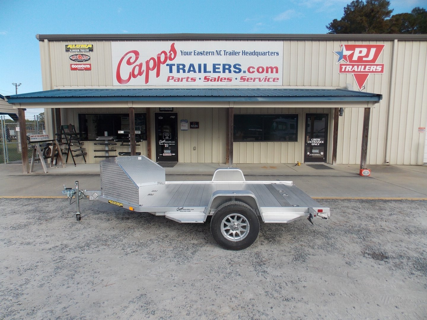 New 2025 ALUMA AL MC210 Motorcycle Trailer for sale in Dover, NC