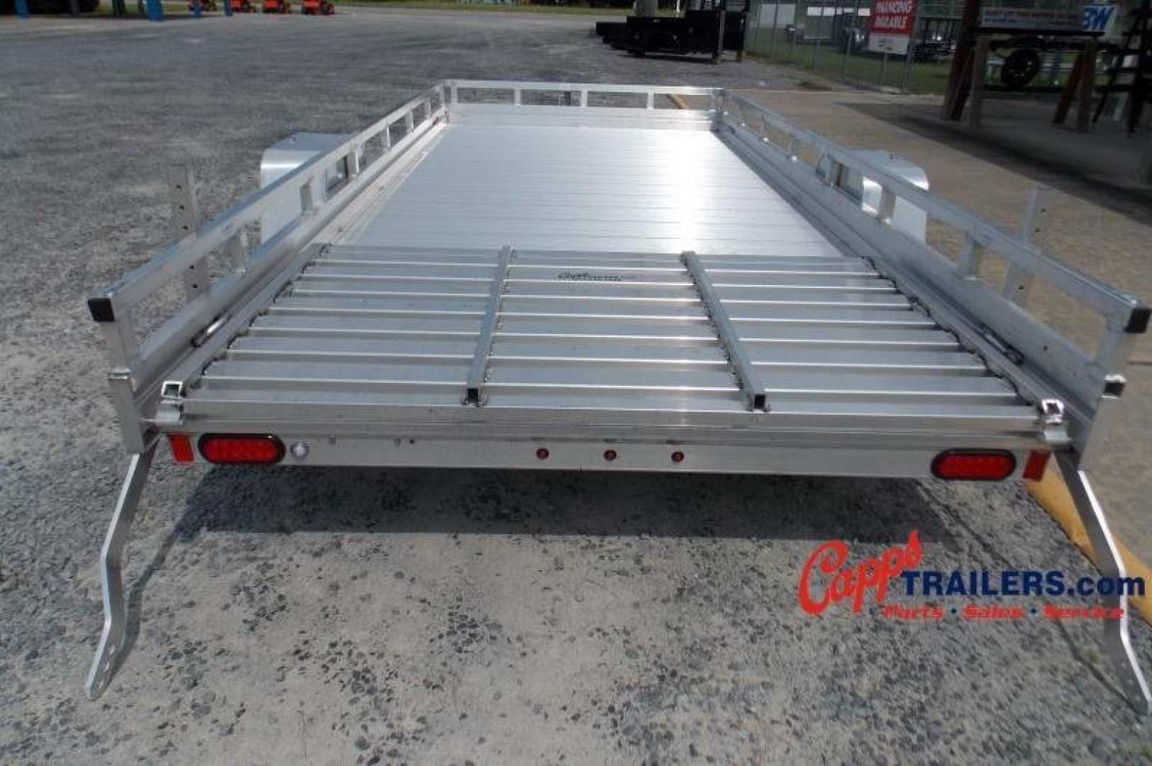 New 2024 Aluma AL 7814ESA-S-TG-LADDER RACK Utility Trailer