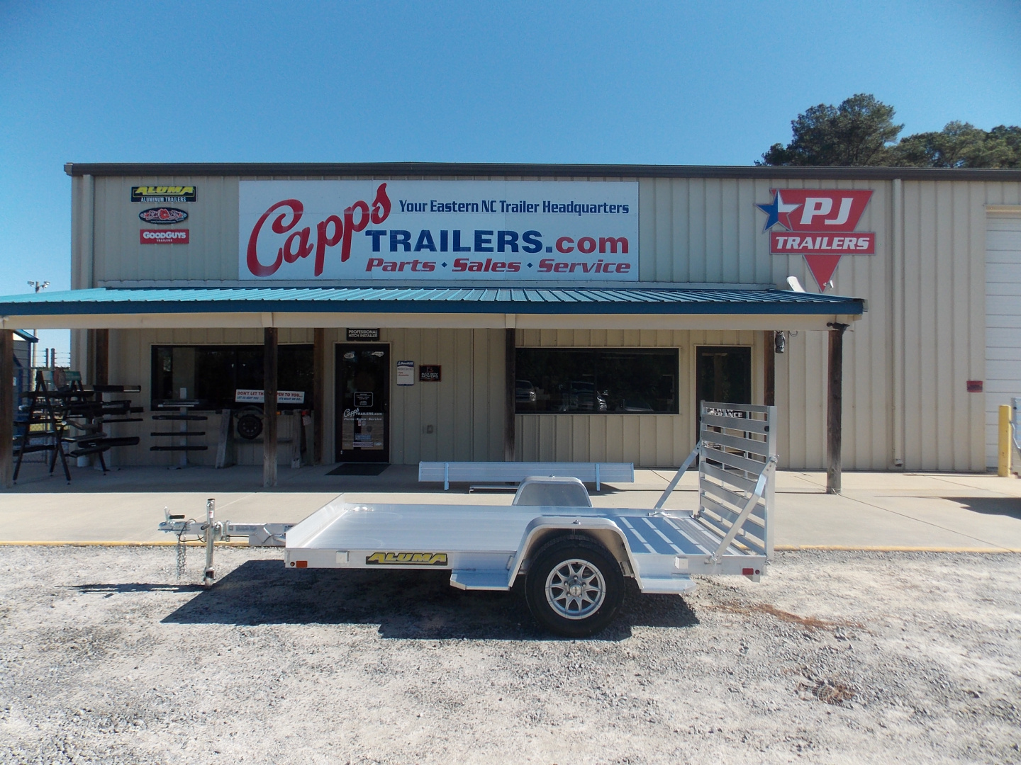 New 2026 Aluma AL 6310S-TG Utility Trailer for sale in Dover, NC