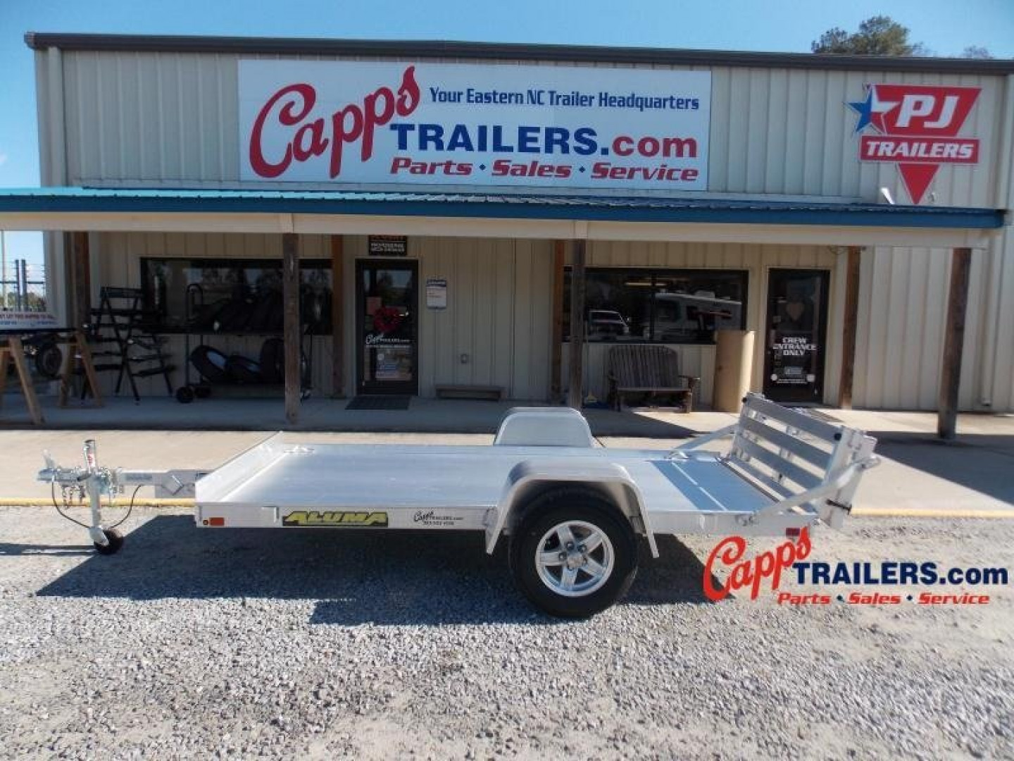 New 2024 Aluma AL 5410S-TG Utility Trailer