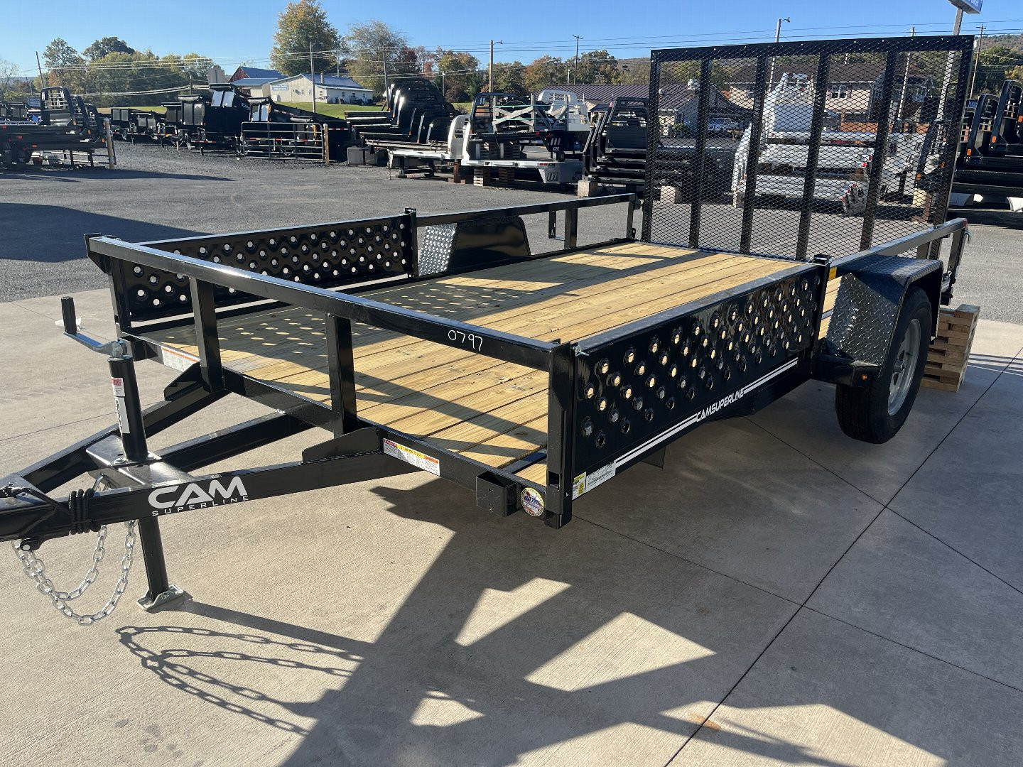 New 2025 CAM Superline 7x12 SA - ATV Trailer