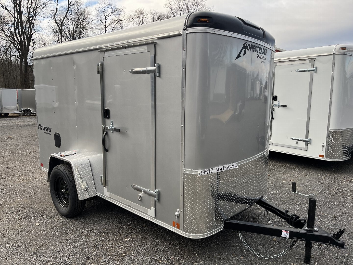 New 2025 Homesteader 510CS - 5x10 Cargo Trailer - ** SILVER ** RAMP ...