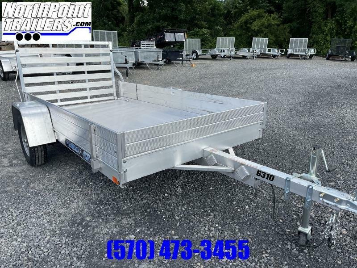 New 2025 Aluma 63" X 10' ESA Utility Trailer - 12" Solid Sides for sale ...