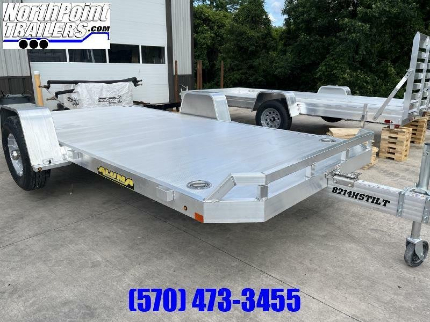 New 2026 Aluma 8214H - 5.2K Axle TILT - Utility Trailer for sale in ...