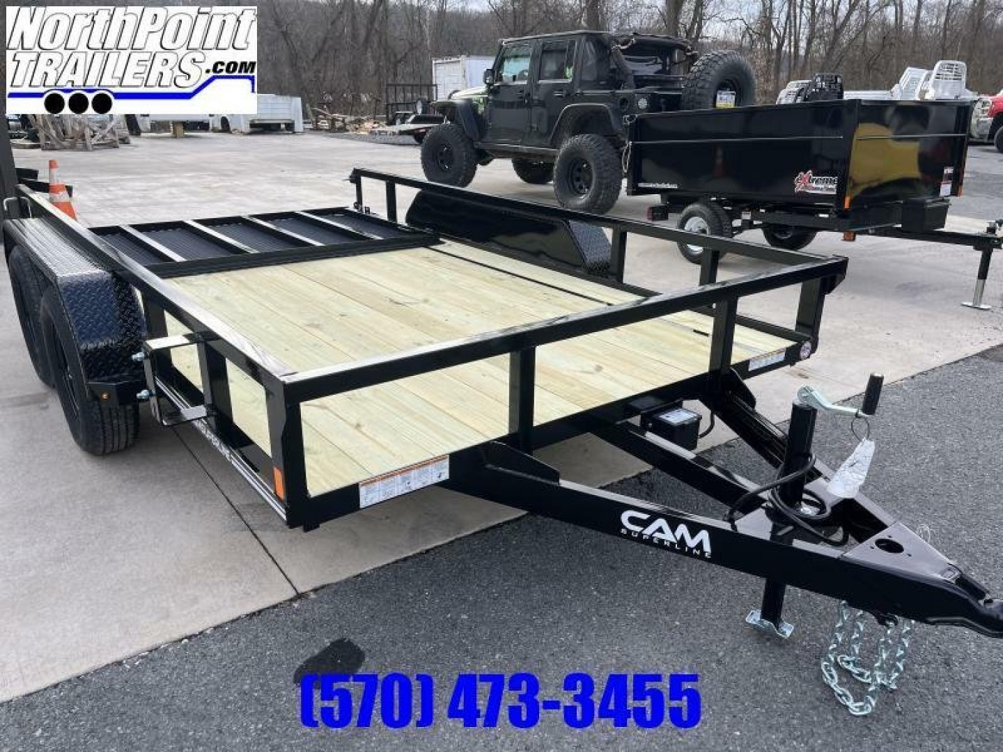 New 2026 CAM 7x12 Tandem Axle Utility Utility Trailer for sale in ...