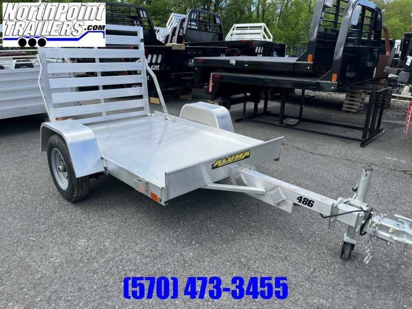 New 2025 Aluma 486 Utility Trailer for sale in Northumberland, PA