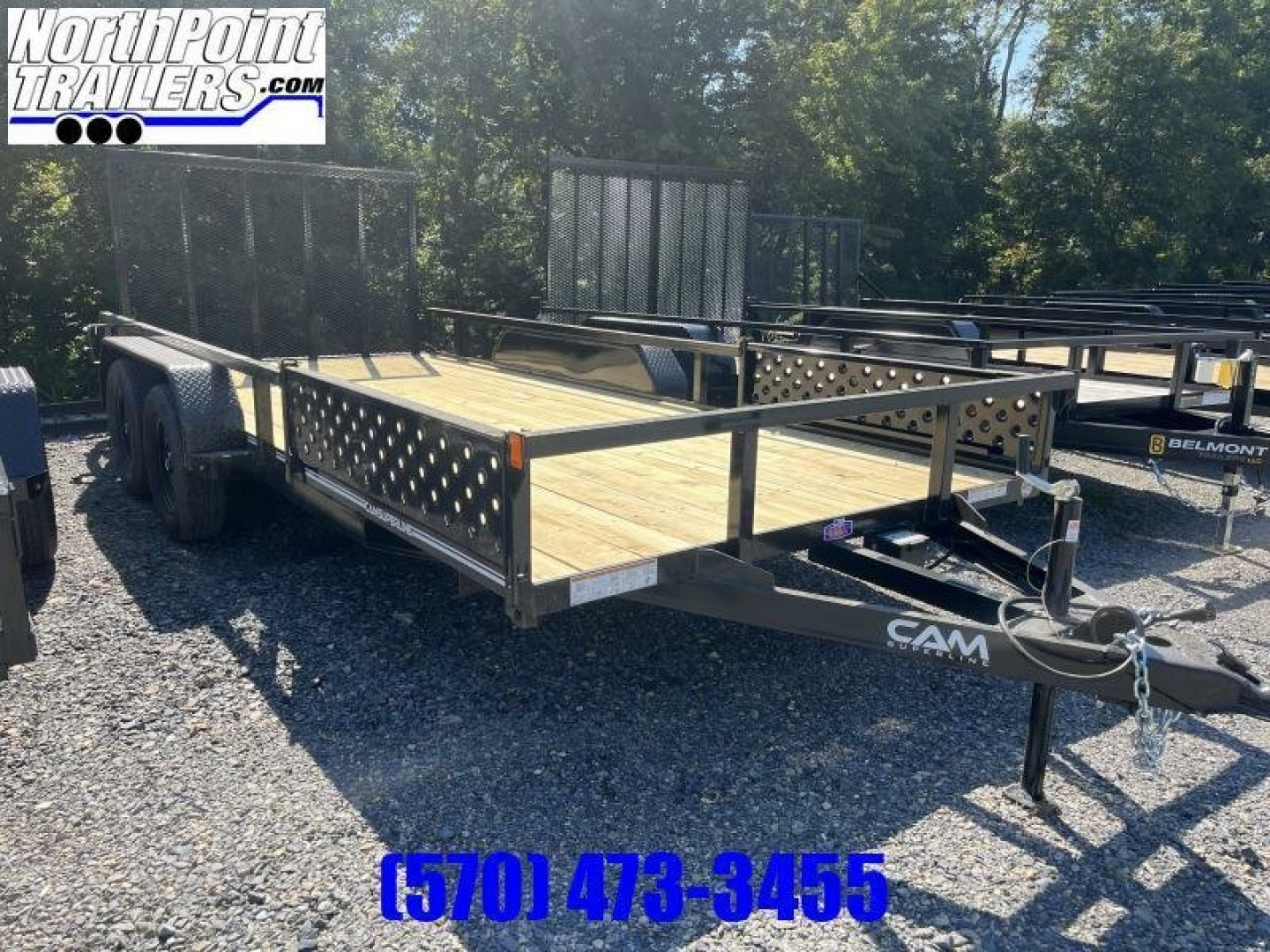 New 2025 CAM SUPERLINE 7x16 ATV/Landscape/Utility Trailer