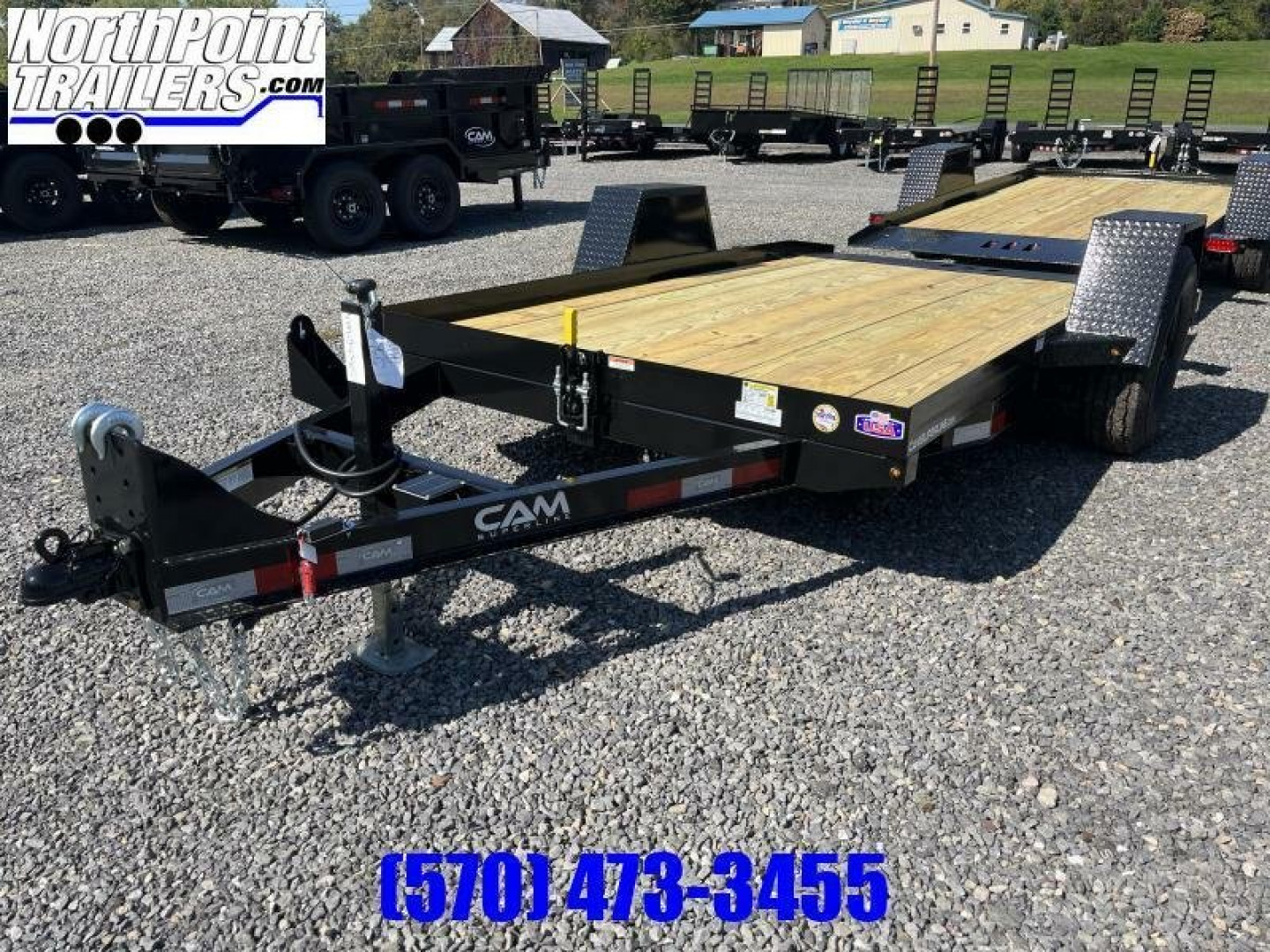 New 2024 Cam Superline 6x12 Single Axle Tilt Trailer - 6600# GVWR