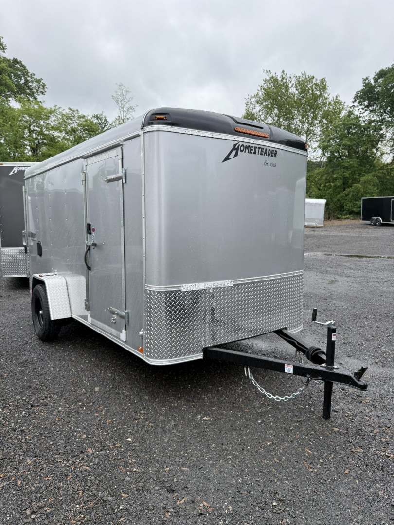 New 2025 Homesteader 6x12 Challenger - Ramp - Silver Cargo Trailer