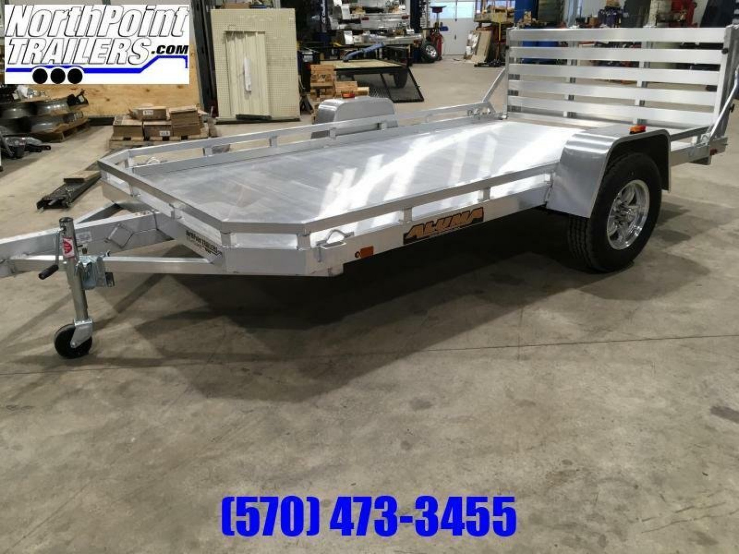 New 2024 Aluma 77 x 12 BI-FOLD Tailgate Utility Trailer for sale in ...