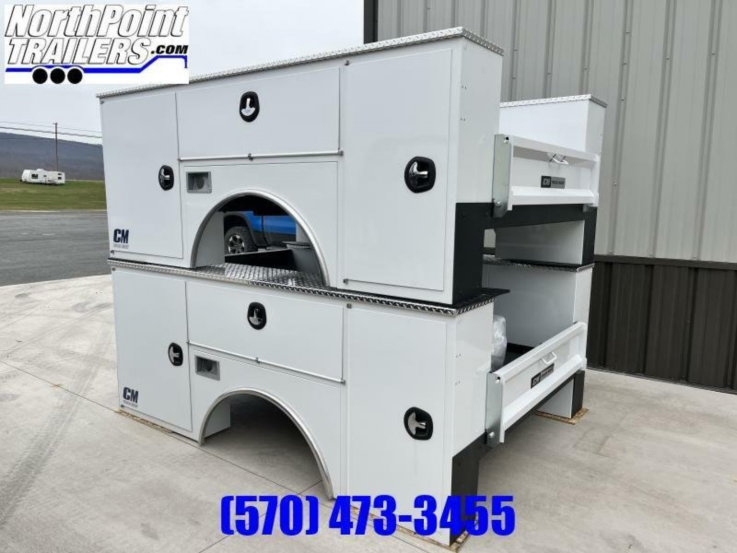 New CM Truck Beds - Component Body/Service Body - 8' SRW Truck Bodies