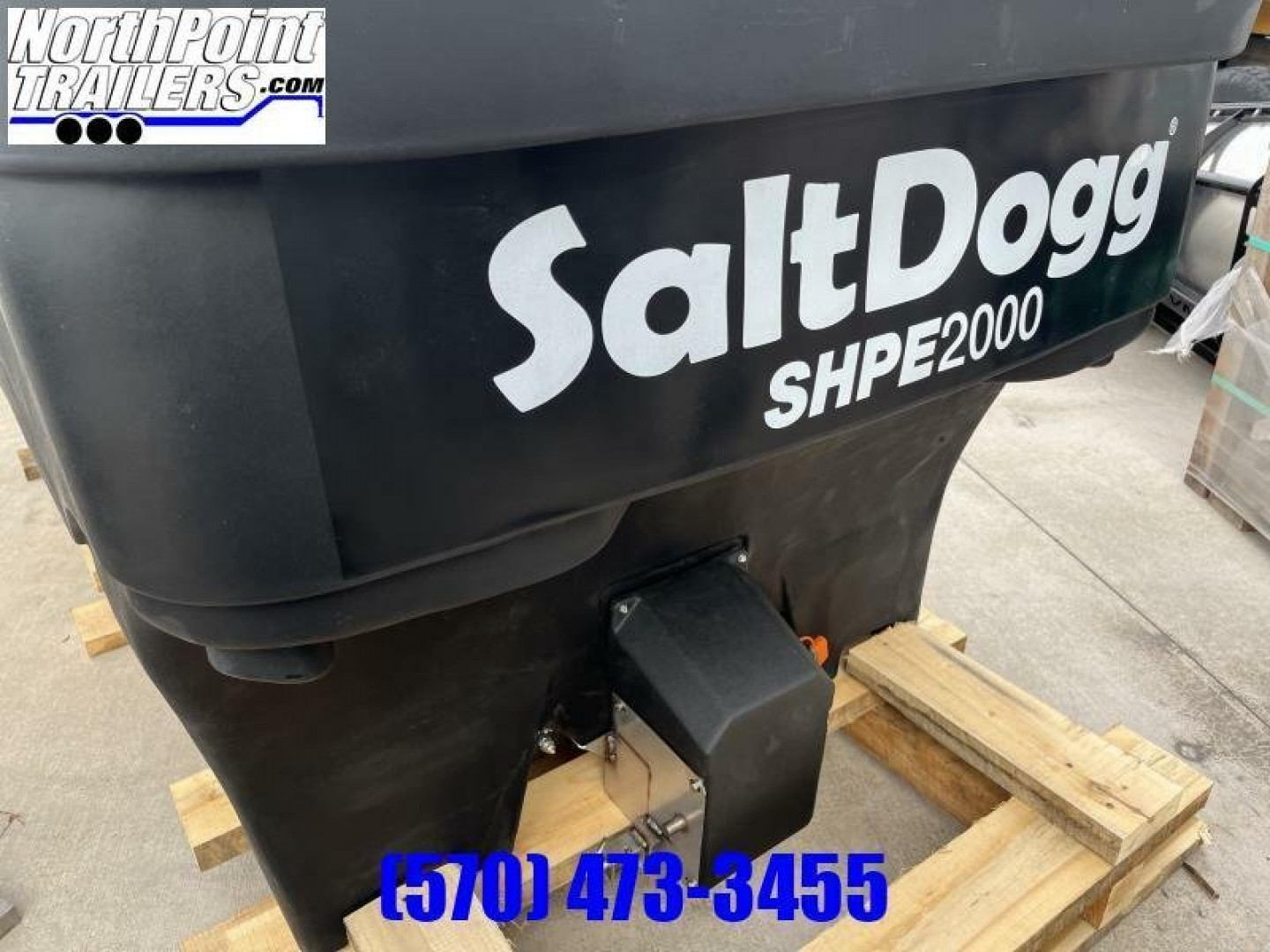 New SaltDogg 2 Cu. Yd. In Bed Spreader - SHPE2000
