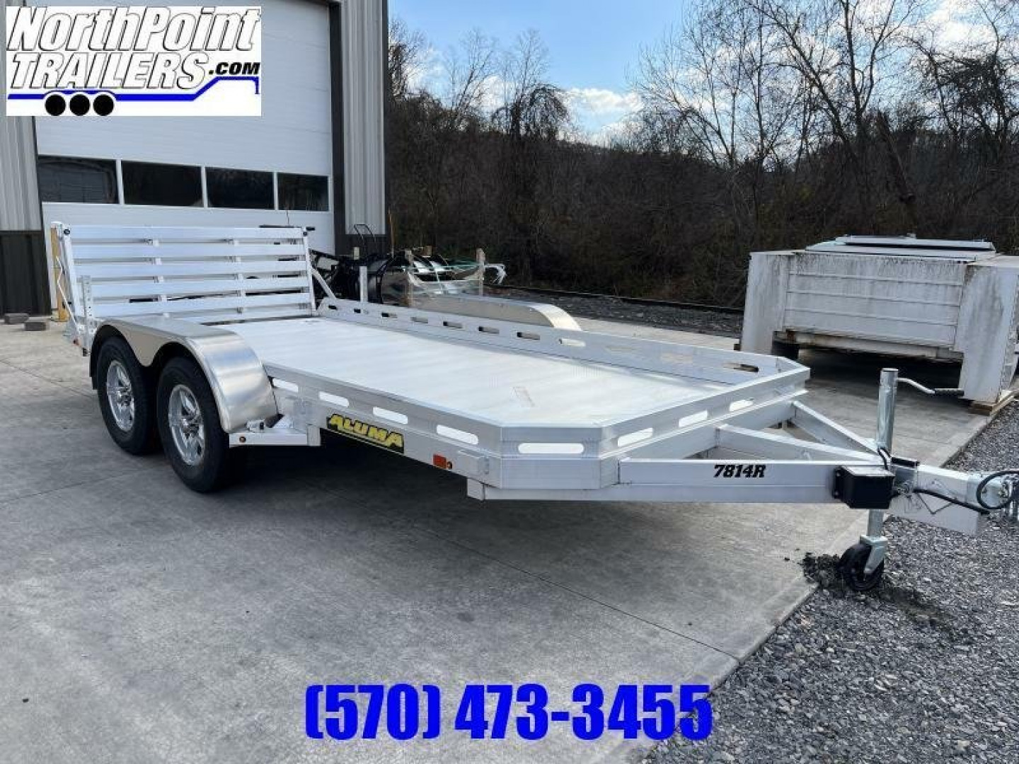 New 2026 ALUMA 7814B/T - BI-FOLD TAILGATE Utility Trailer for sale in ...