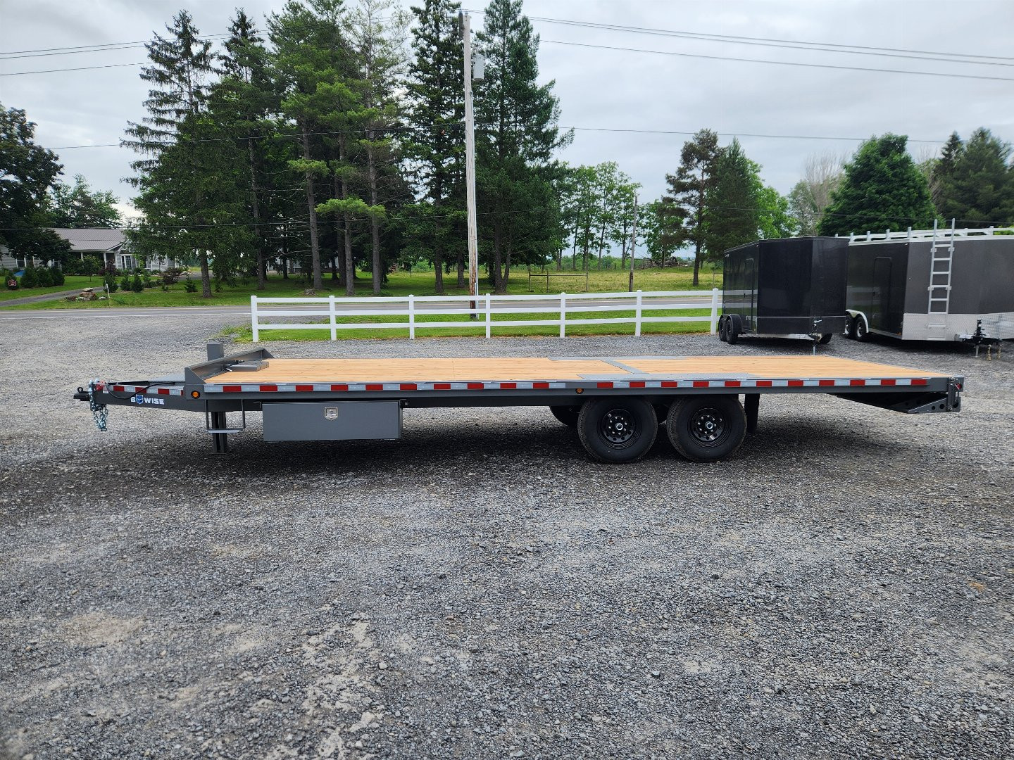 New 2026 BWISE THD15 102x24 15.4K Deckover Equipment Trailer for sale ...