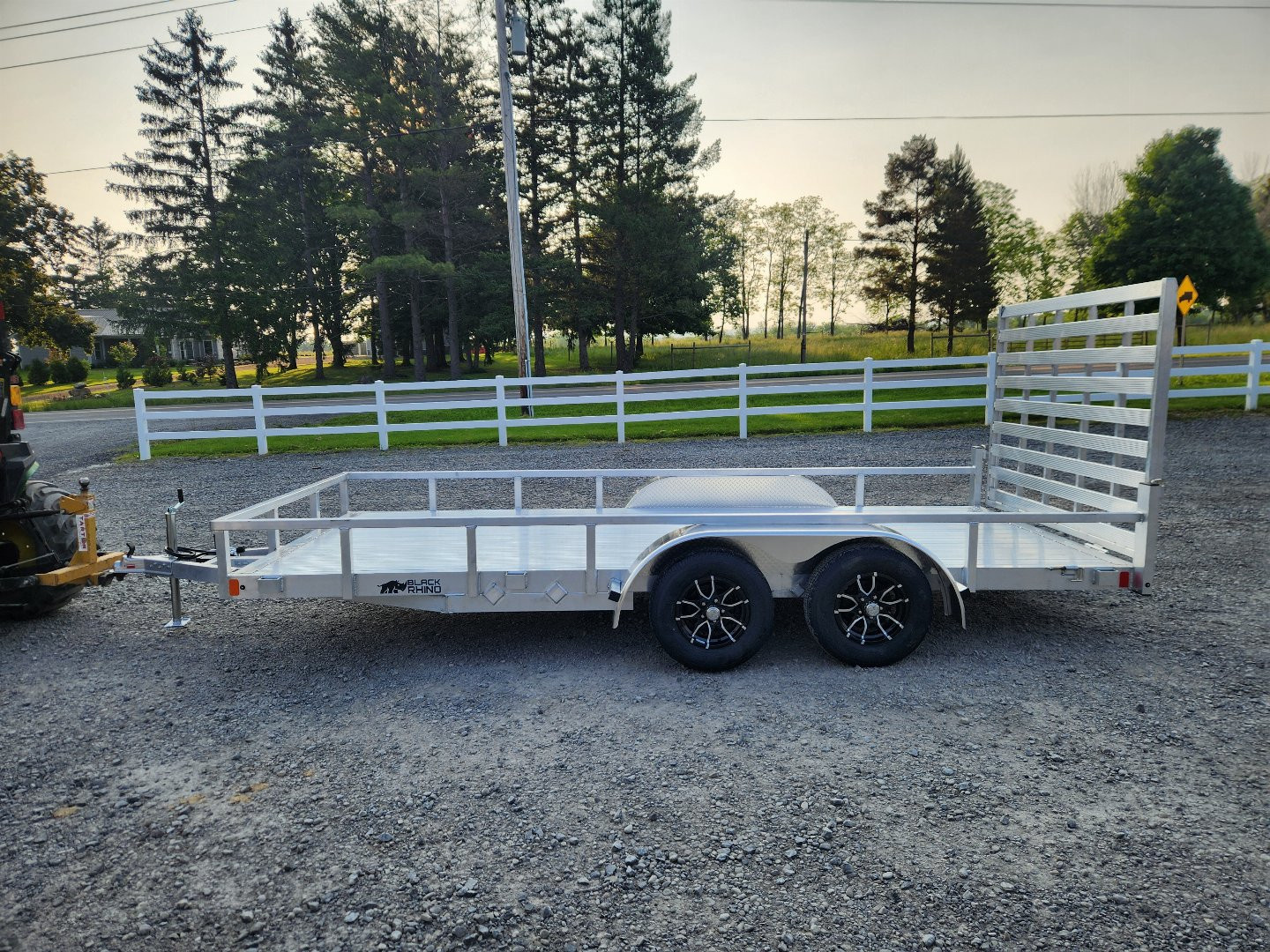 New 2025 BLACK RHINO LST716A 7' x 16' Utility Trailer