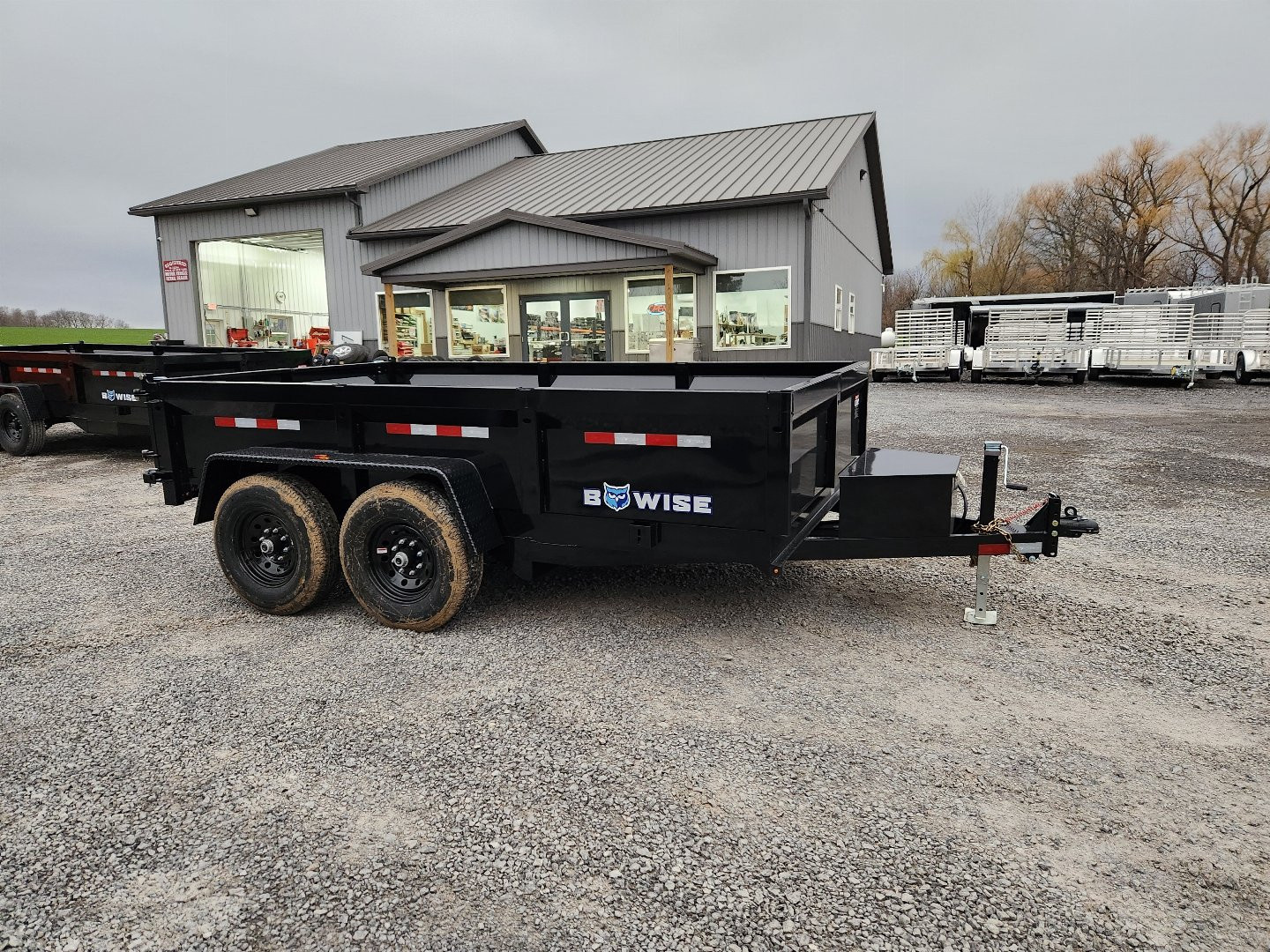 New 2026 BWISE DT12 81.5x12 12K Tandem Axle Dump Trailer