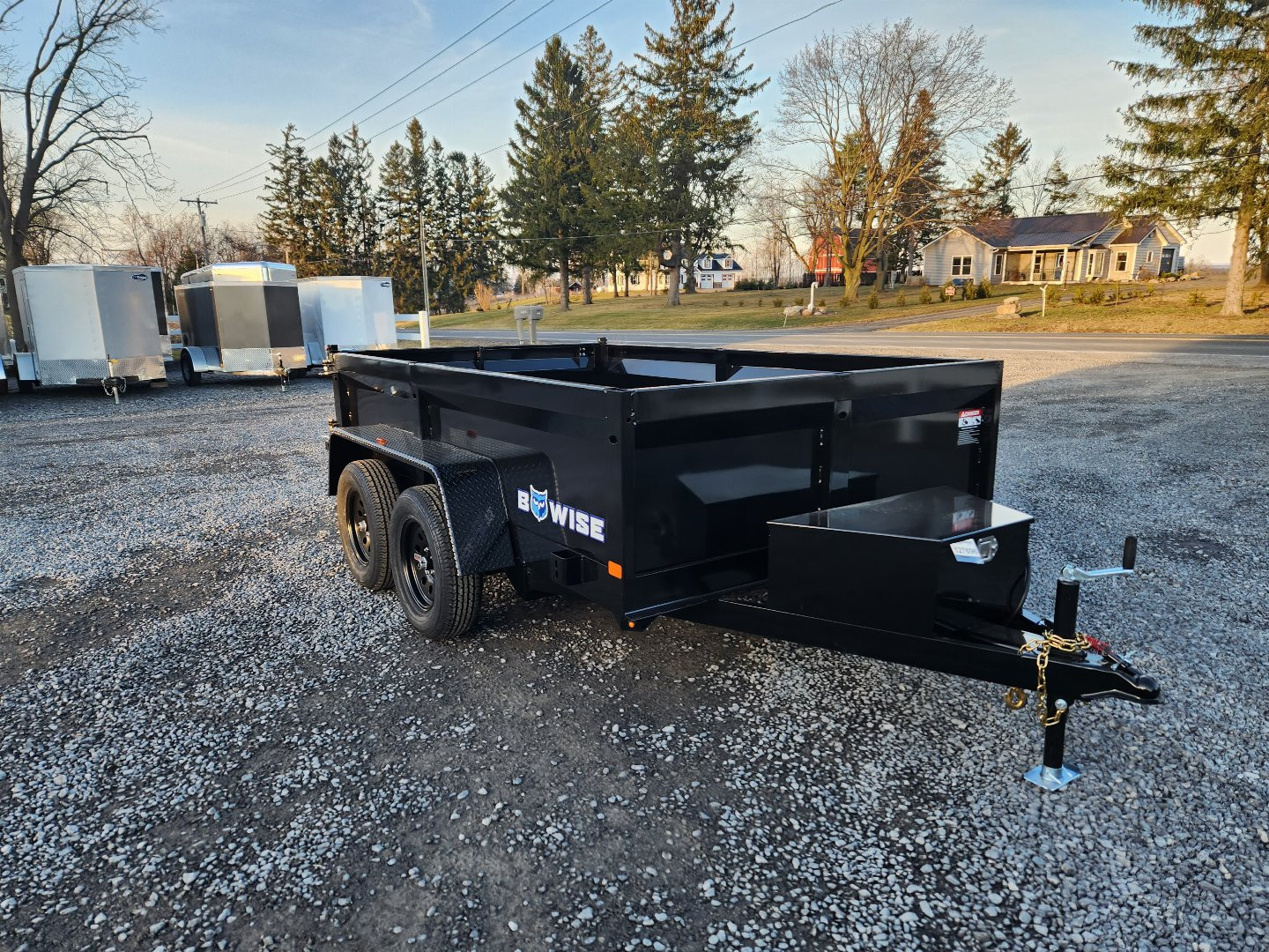 New 2026 BWISE DT7 72x10 7K Tandem Axle Dump Trailer