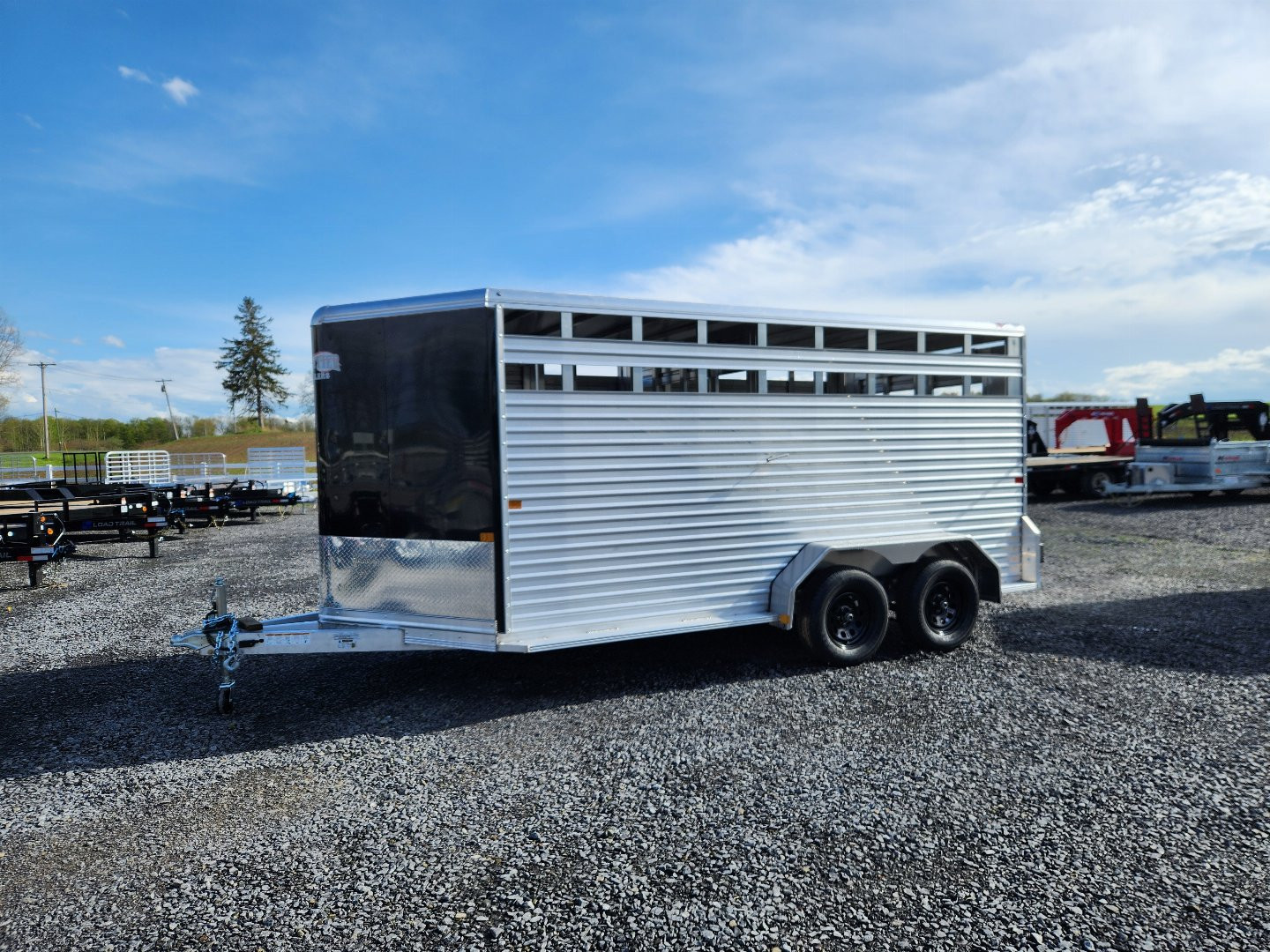 New 2025 Frontier Trailers Stock / Stock Combo Trailer