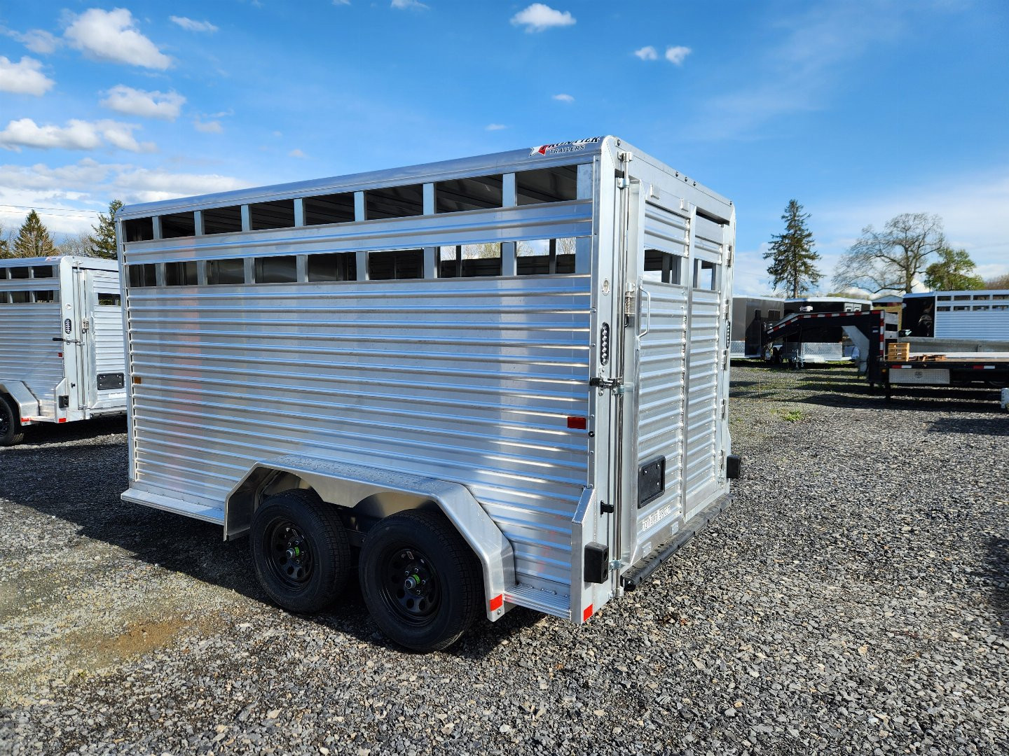 New 2025 Frontier Trailers Stock / Stock Combo Trailer