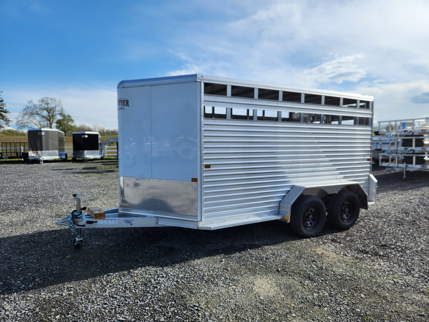 New 2025 Frontier Trailers Stock / Stock Combo Trailer
