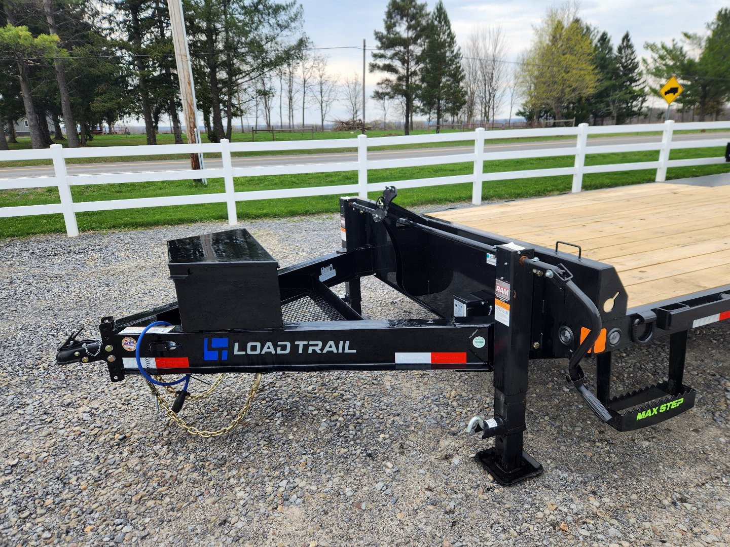 New 2025 LOAD TRAIL PS14 Pintle Hook Standard 102 x 24 Equipment Trailer