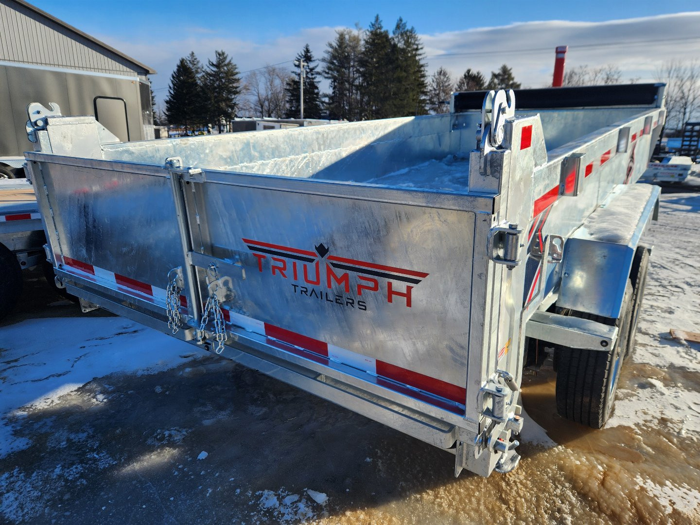 New 2025 Triumph Trailers GD8 Galvanized Dump Trailer for sale in Penn ...
