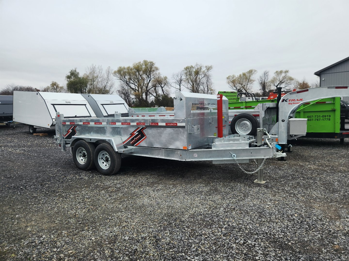 New 2025 Triumph Trailers GD7 Dump Trailer