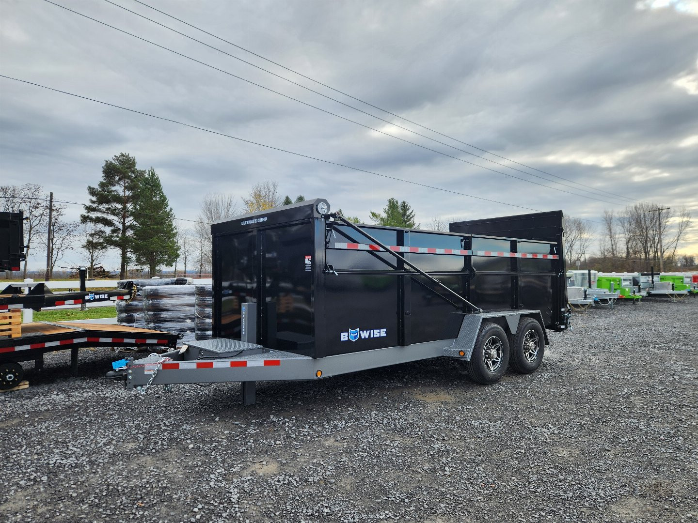 New 2025 BWISE DU15 82x16 15K Ultimate Dump Trailer